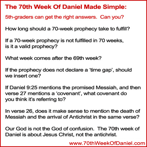 An End Times 70th Week Of Daniel Is Illogical – The 70th Week Of Daniel ...