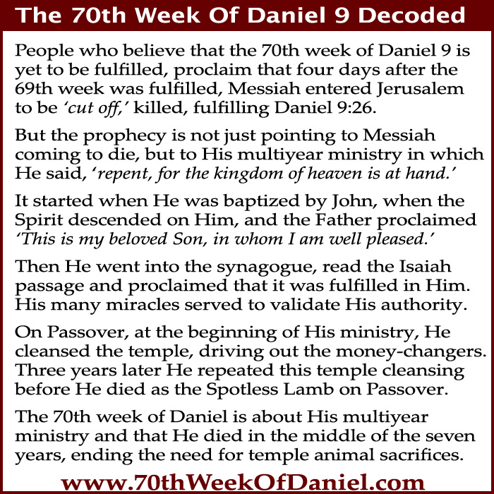 The 70th Week Of Daniel Made Simple Images – The 70th Week Of Daniel 9 ...